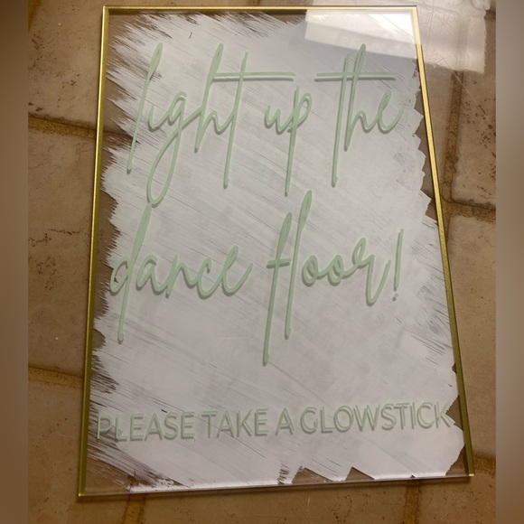 Party Supplies | Light Up The Dance Floor Sign | Poshmark